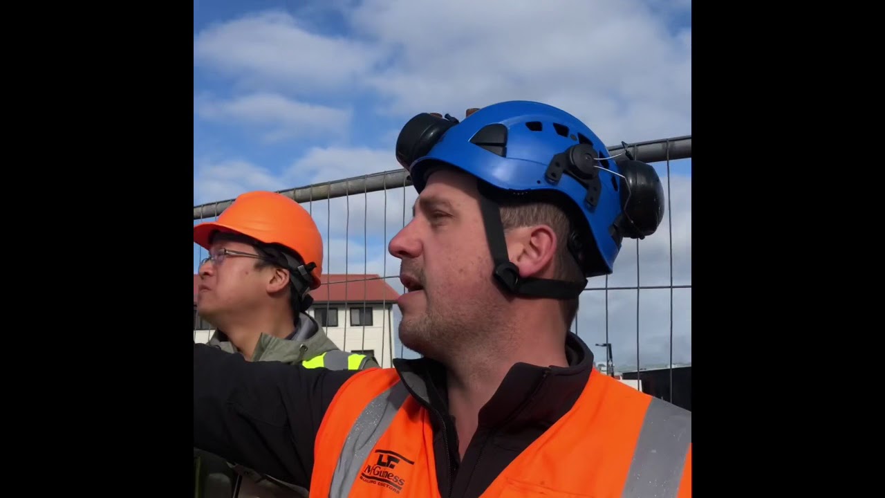 Sir Neil Waters building site visit - YouTube
