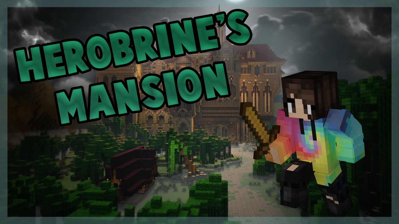 Minecraft Herobrine's Mansion | The First Night - YouTube