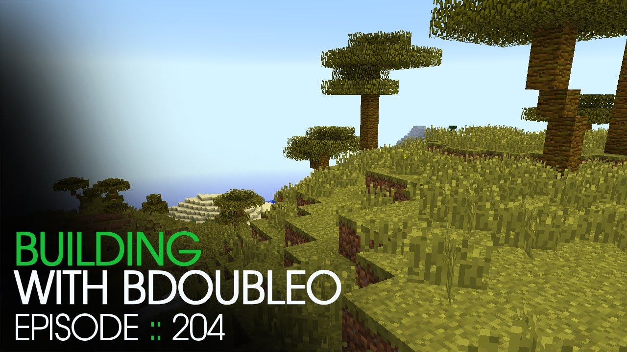 Minecraft Building with BdoubleO - Episode 204 - New Biome! - YouTube