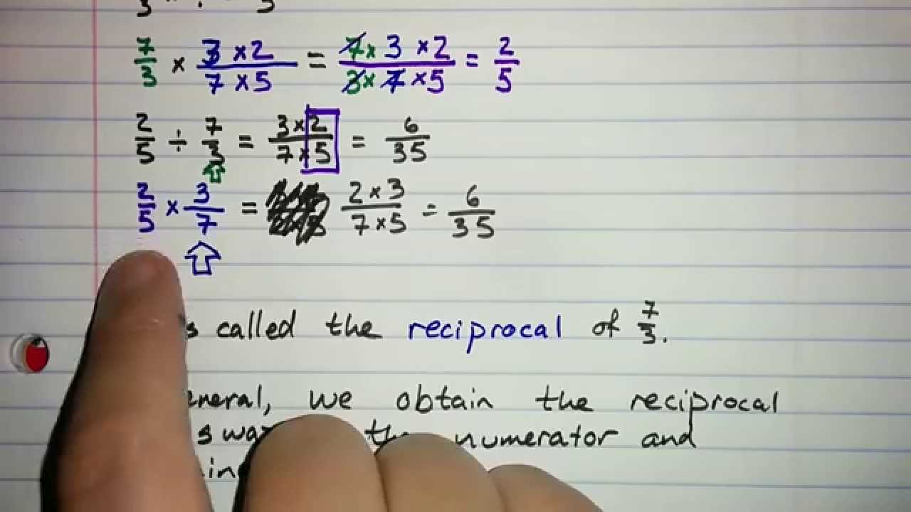 B.5.1 - Dividing Fractions: Reverse Multiplication - YouTube