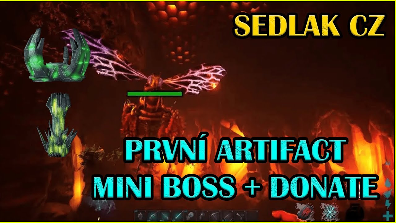Ark survival evolved - První mini boss, artifacty a první donate - YouTube