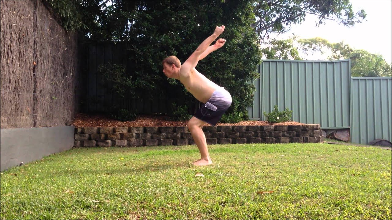 Standing Flips on Ground - YouTube