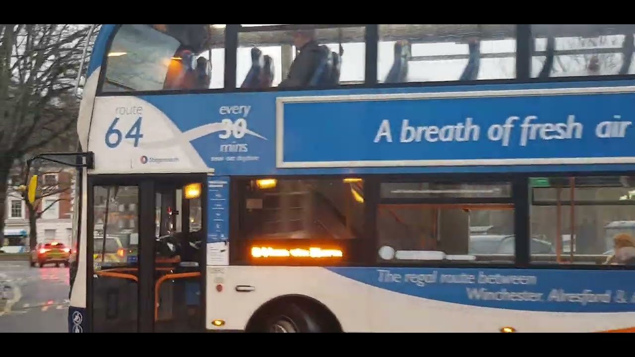 Here is the stagecoach bus 10892 on the number 64 in Winchester ...