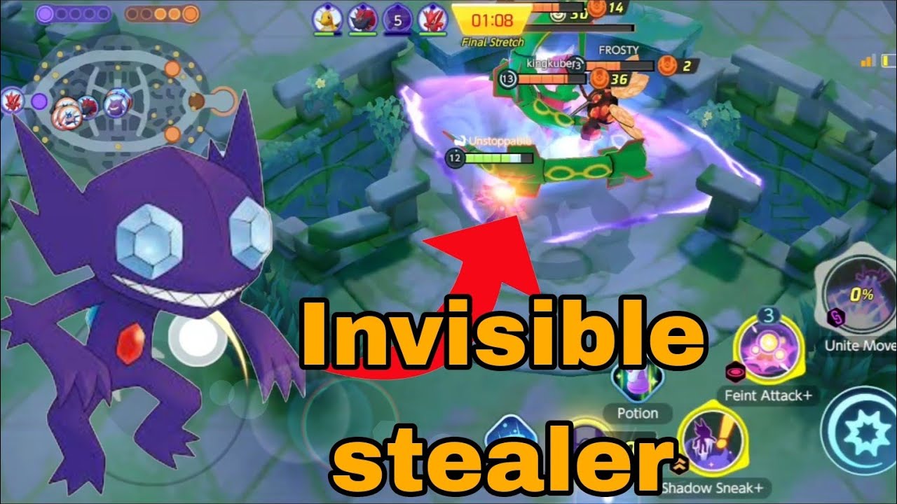 Sableye Best Stealer Pokemon || Pokemon unite Gameplay #pokemonunite # ...