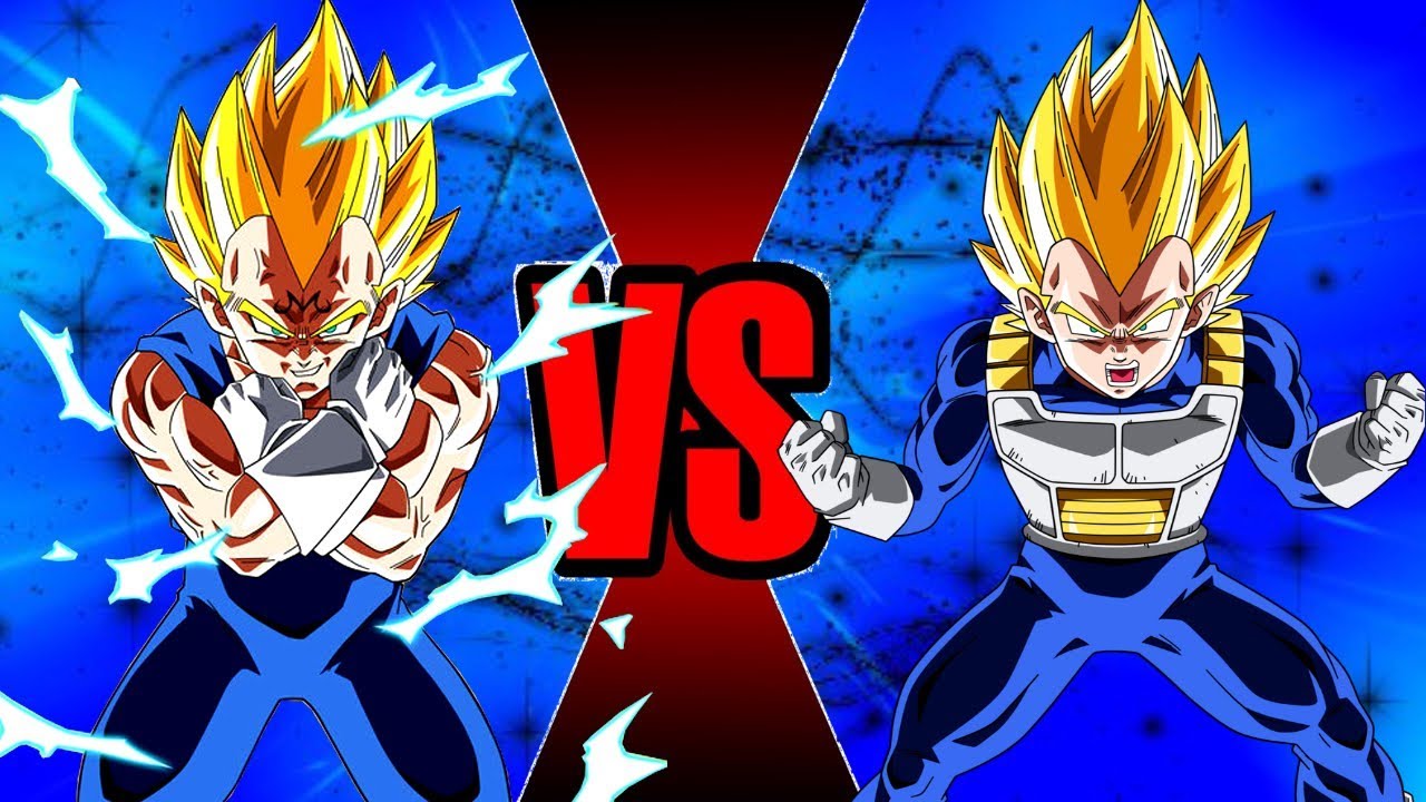 Hyper DBZ - Match détente#20: Majin Vegeta vs Vegeta - YouTube