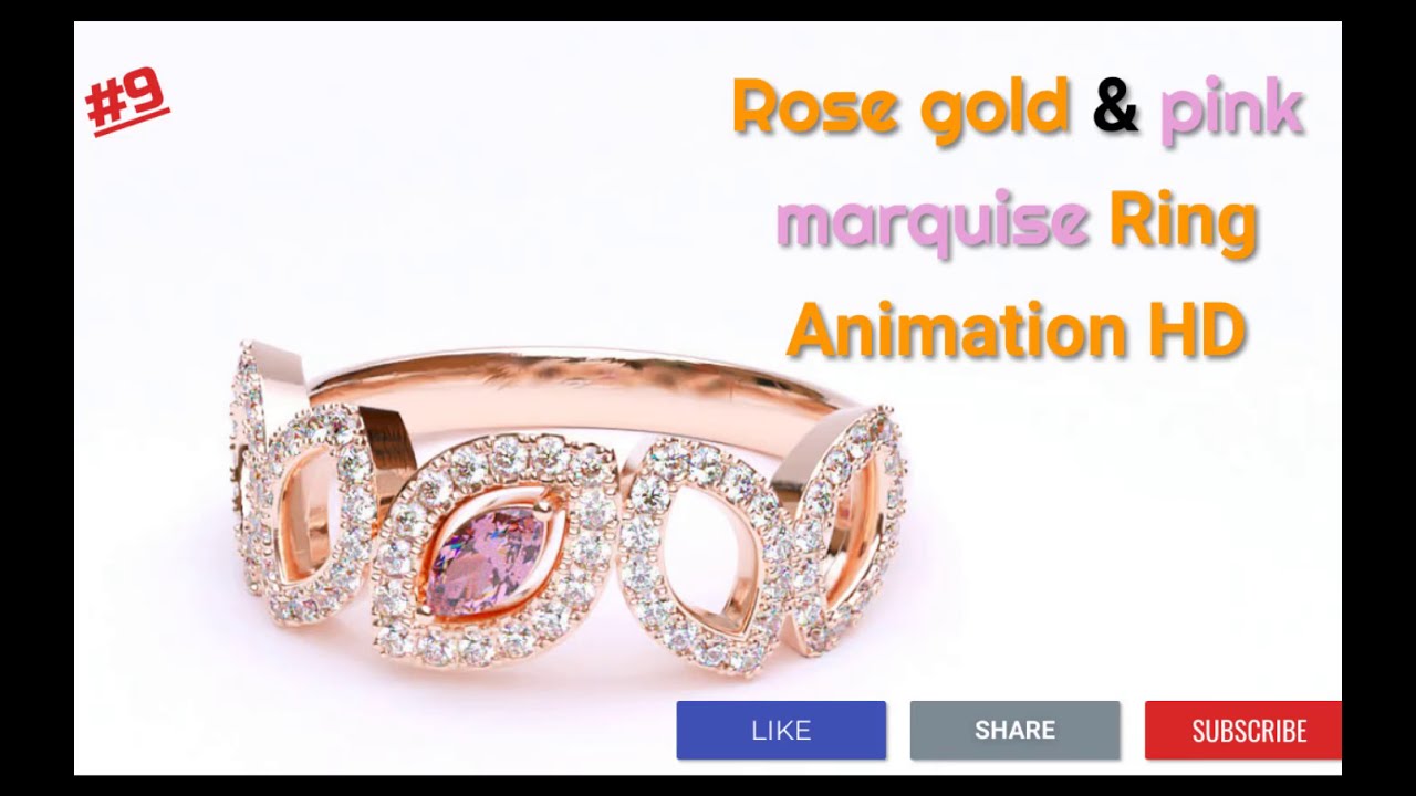 Ring Render-2 || HD video rendering #3danimation #3drender #ring - YouTube