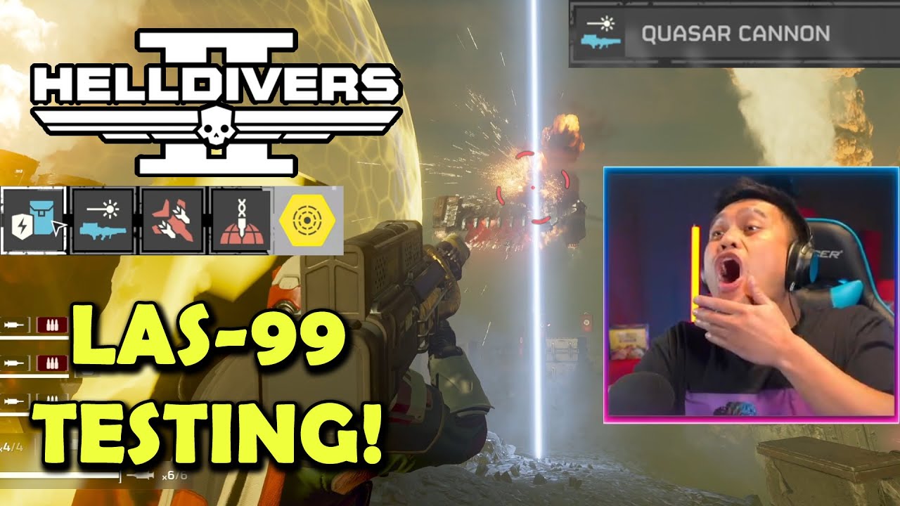 WOW LAS-99 IS FUN TO USE!!! | HELLDIVERS 2 - YouTube
