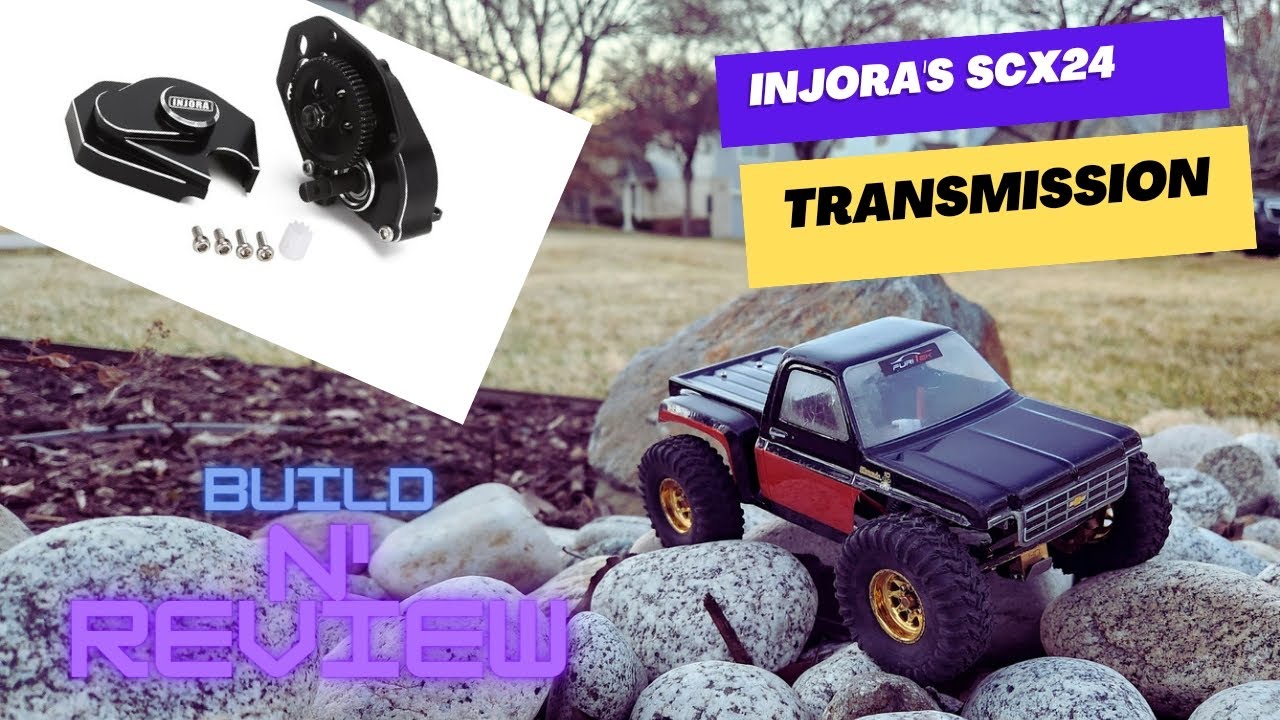 SCX24 Transmission Upgrade: Injora Metal Transmission - YouTube