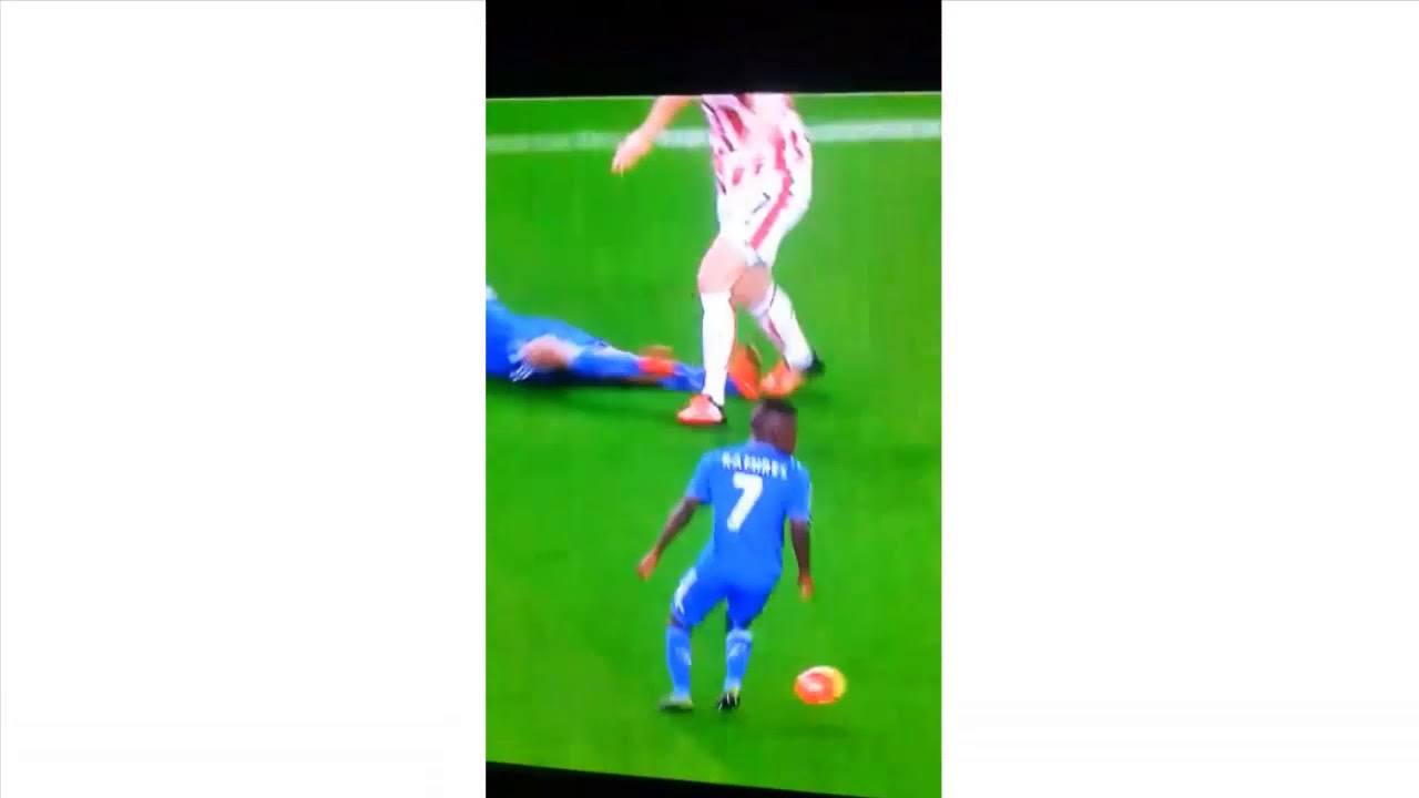 Football shoulder barge compilation - YouTube