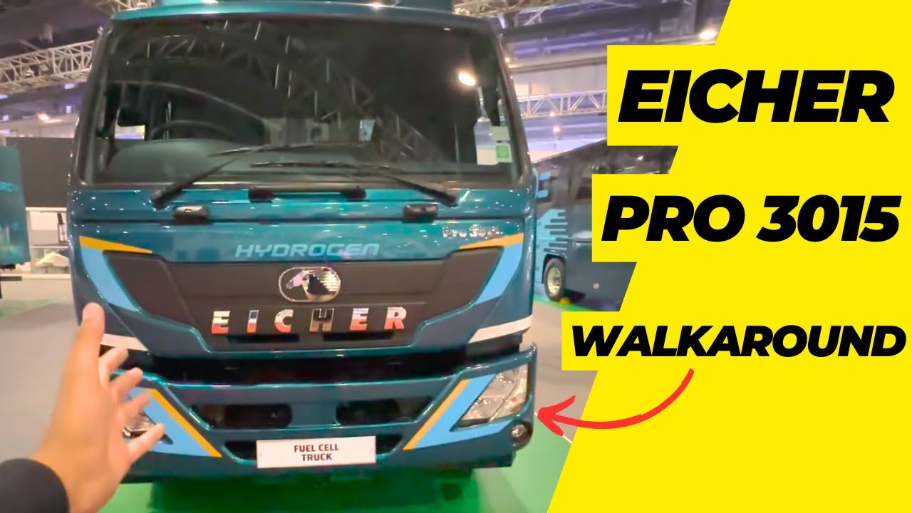 Eicher Fuel Cell Truck Explained | VECV Pro 3015 Walkaround - YouTube