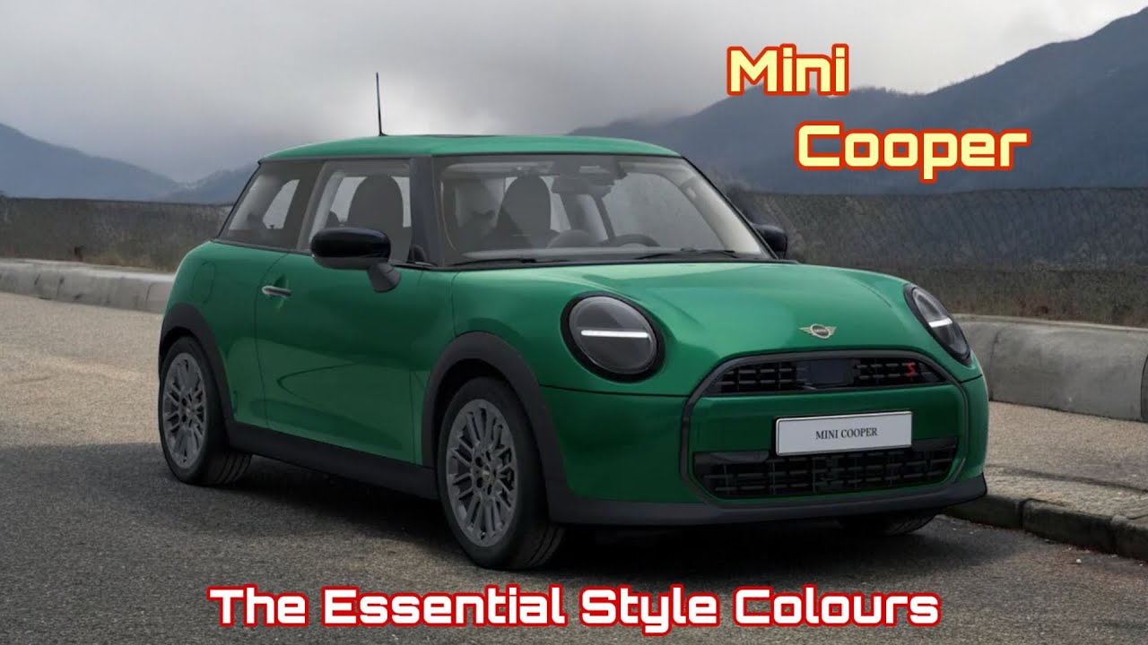 Mini Cooper The Essential Style All Colour Options - YouTube