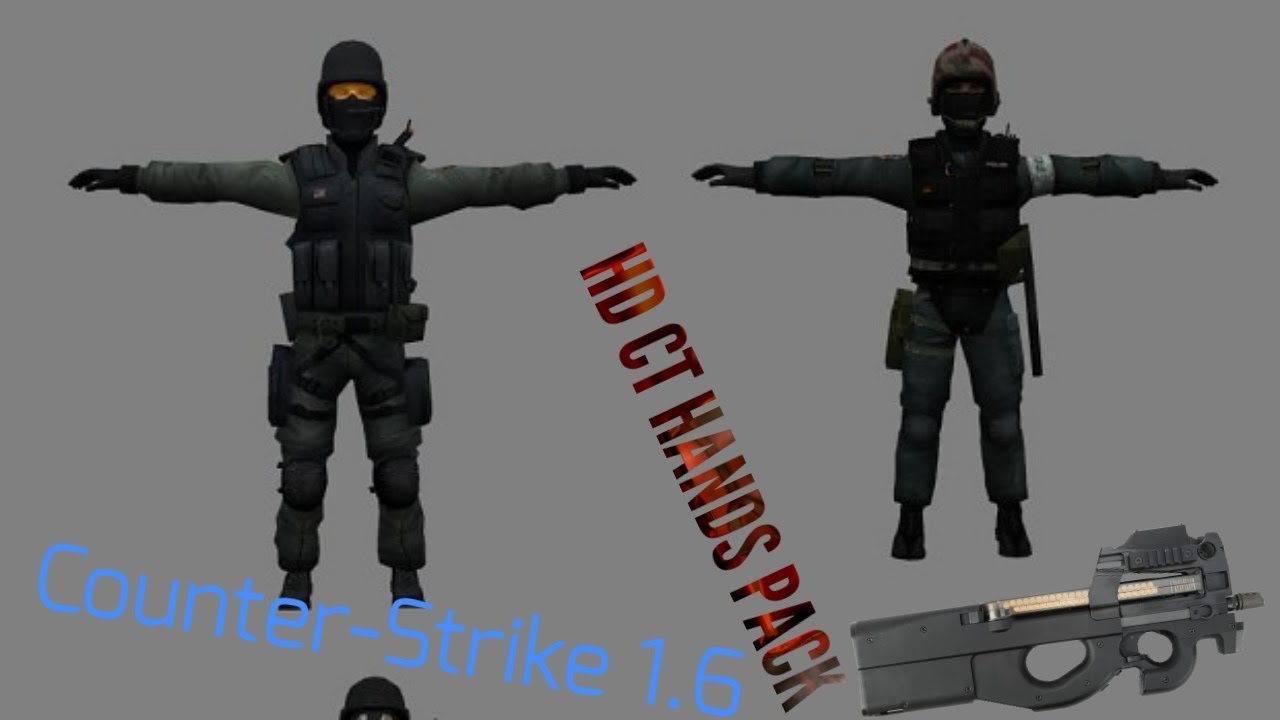 CS1.6 HD CT HANDS PACK - YouTube