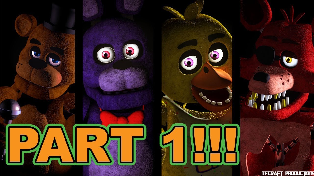FNAF 1 PART 1!!! (THIRD VIDEO!!!) - YouTube