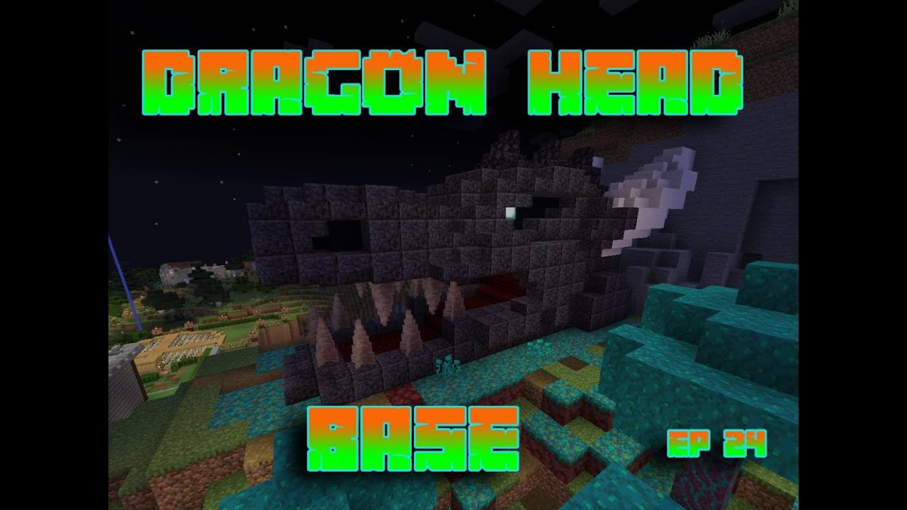 Minecraft Survival Series EP24 - Dragon Head Base - YouTube