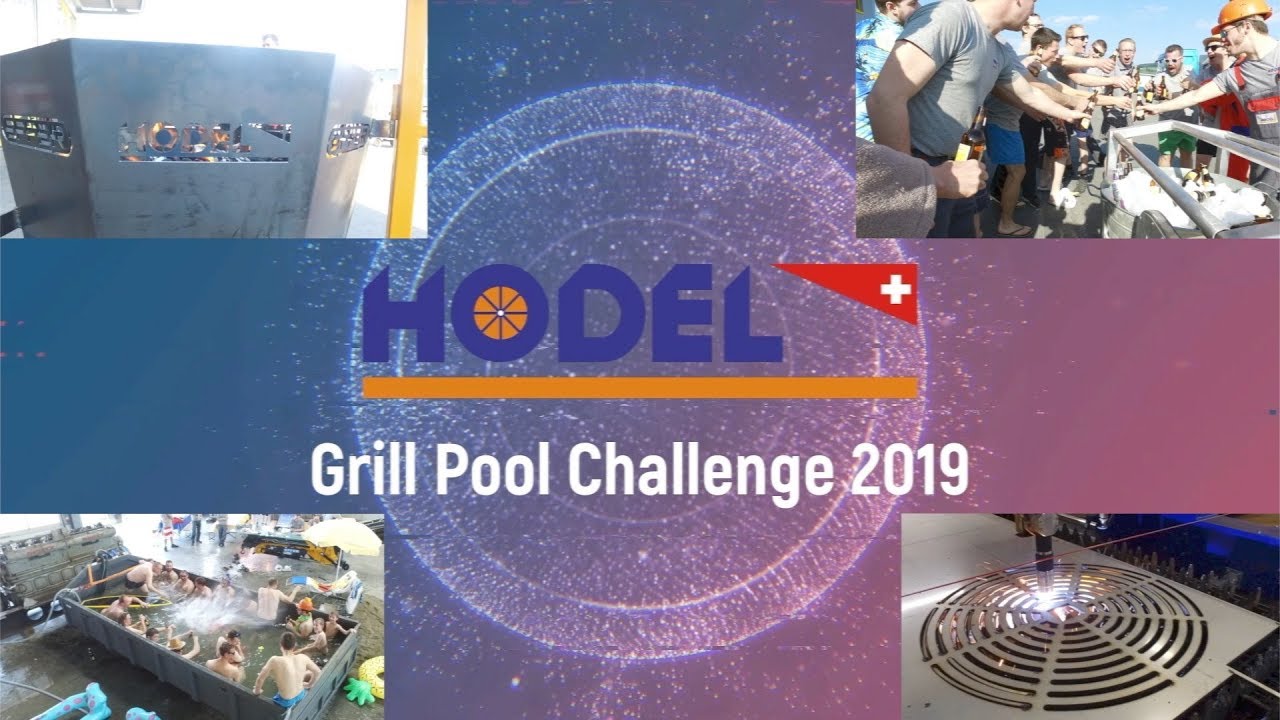 Grill Pool Challenge Hodel Kran - YouTube