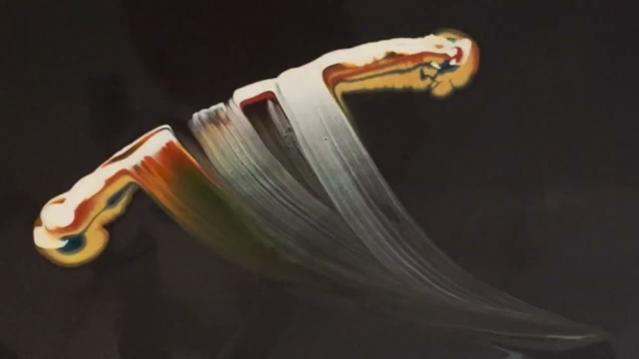 Swoosh Swiping Away. Yummy Colors Acrylic Swipe, Acrylic Pour Painting ...