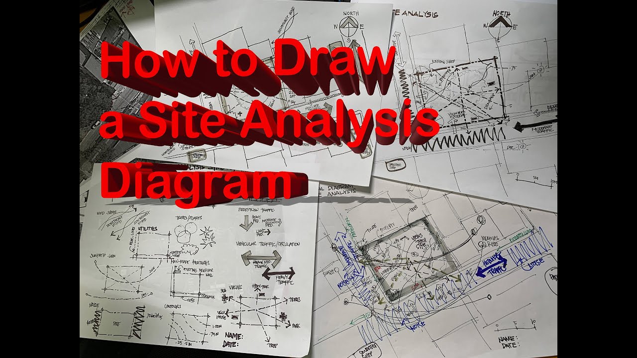 How to Draw a Site Analysis Diagram - YouTube