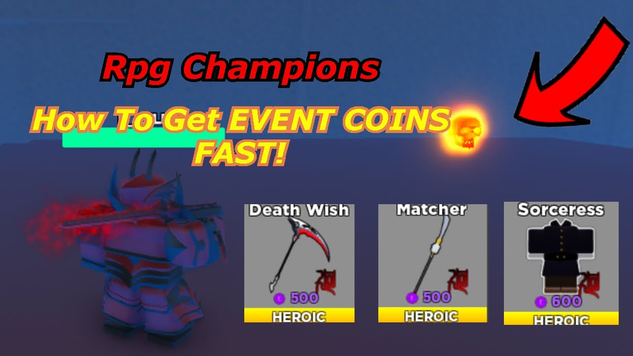 Rpg Champions (HOW TO GET EVENT COINS FAST!) - YouTube