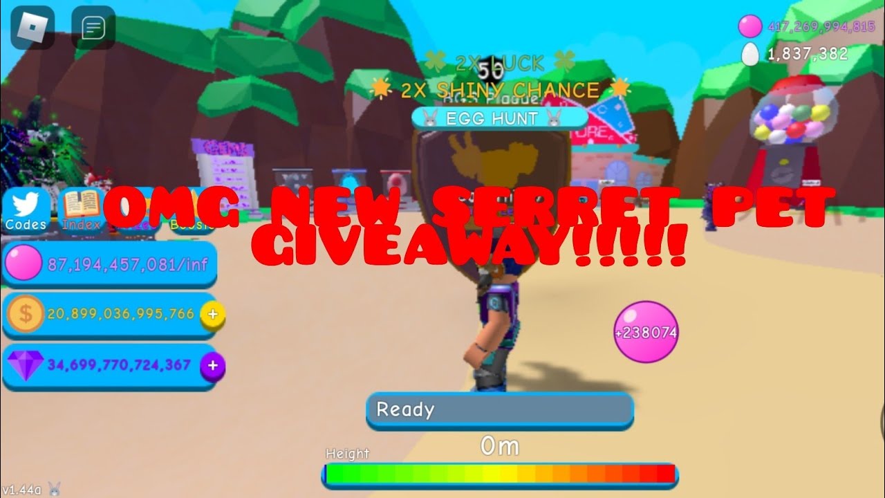 BGS PLAQUE GIVEAWAY | BUBBLE GUM SIMULATOR - YouTube