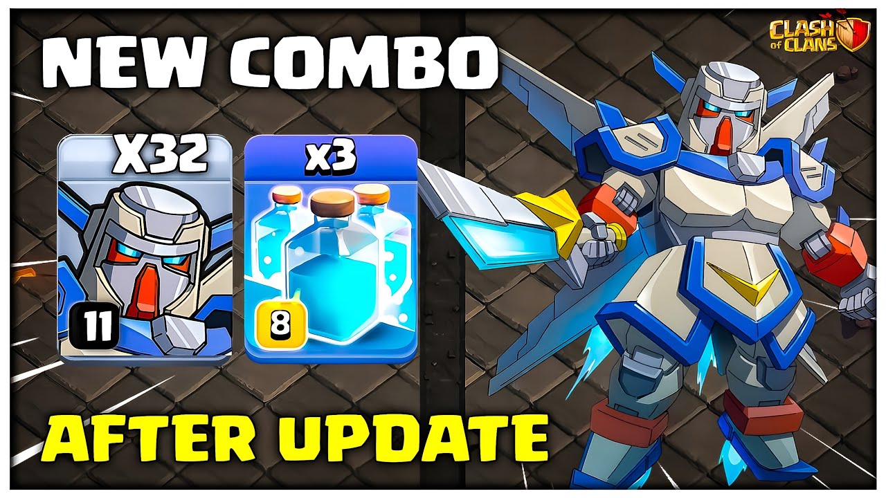 After Coc Update | New TH16 Mass Mecha Smash Attack Strategy | Clash of ...