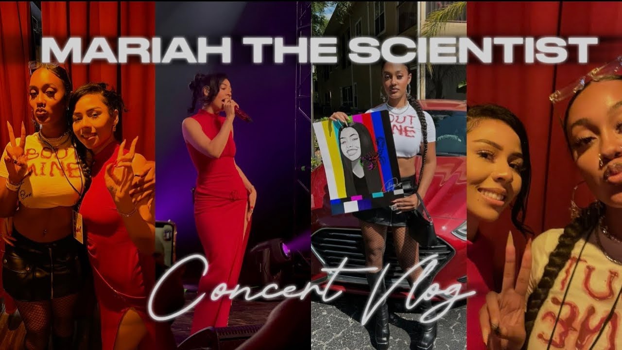 Mariah The Scientist Concert ️||meet & greet, I GAVE HER MY ART, vlog ...