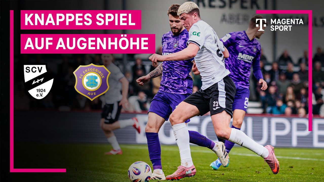 SC Verl - FC Erzgebirge Aue, Highlights mit Live-Kommentar | 3. Liga ...