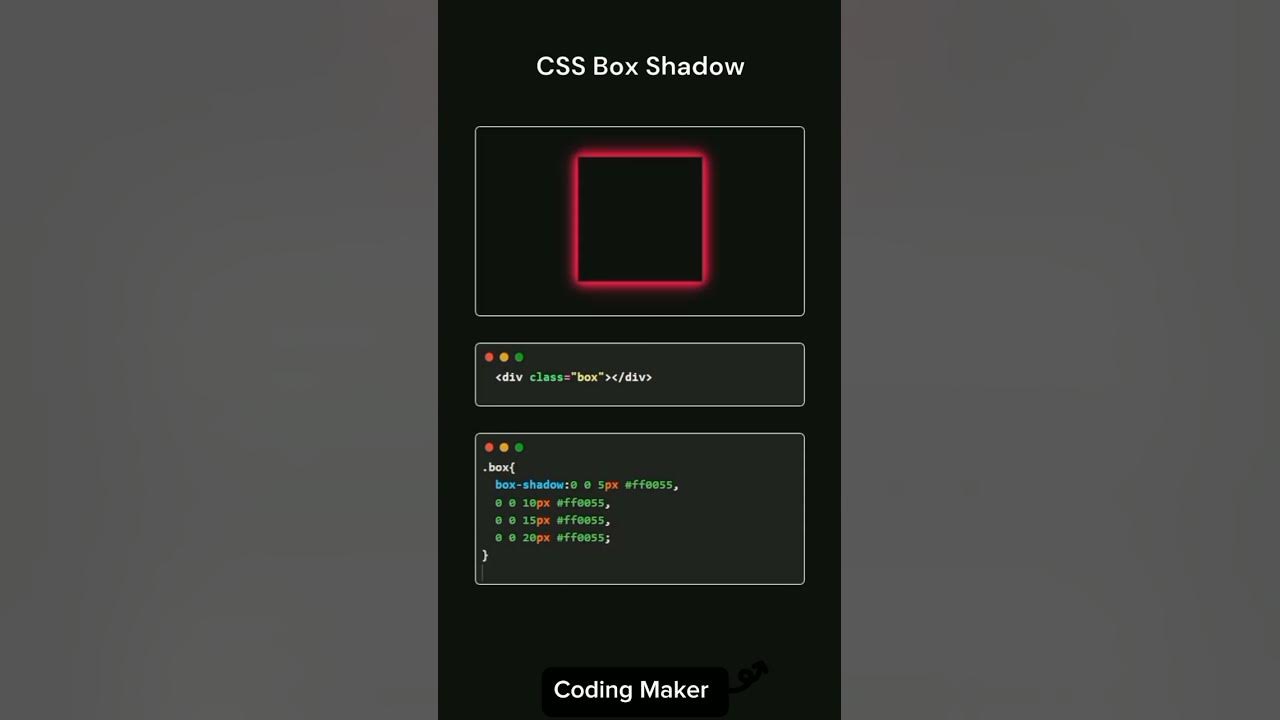 Css Box Shadow Cssbox Css Youtubeshorts Youtube Shorts Shortvideo