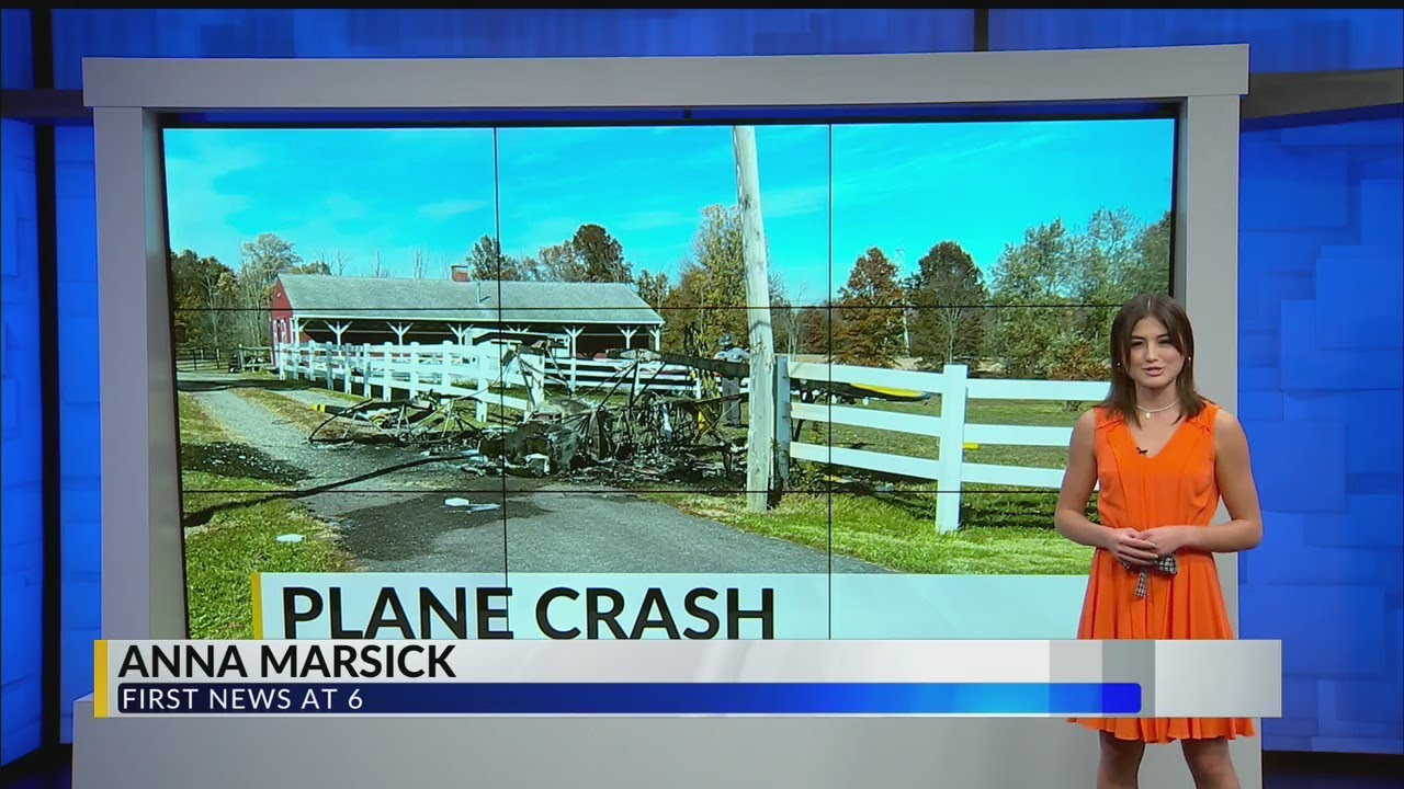 Plane crash sends father, son to hospital - YouTube