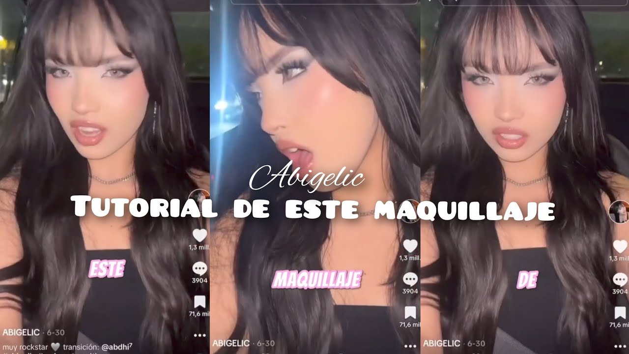 tutorial de ese maquillaje// abigelic - YouTube