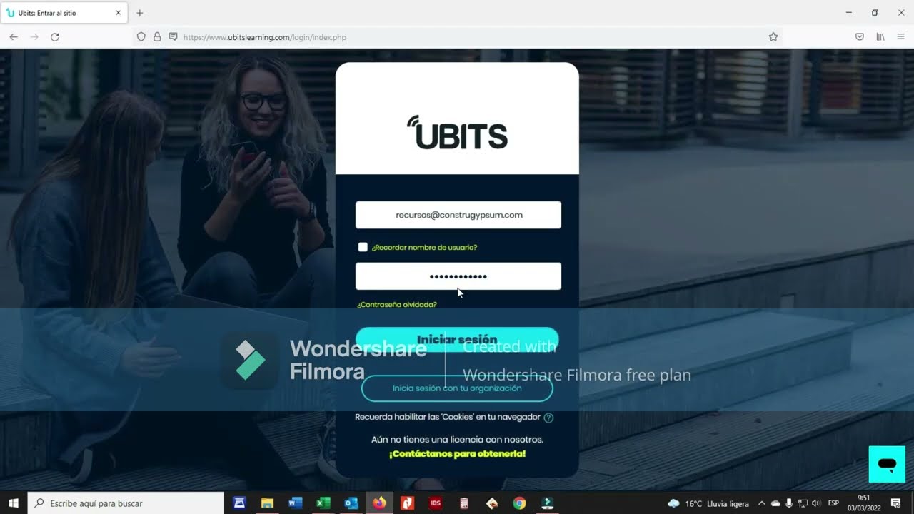INGRESO A PLATAFORMA UBITS - YouTube