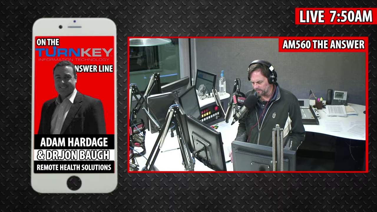 Adam Hardage and Dr.Jon Baugh of Remote Health Solutions on herd ...