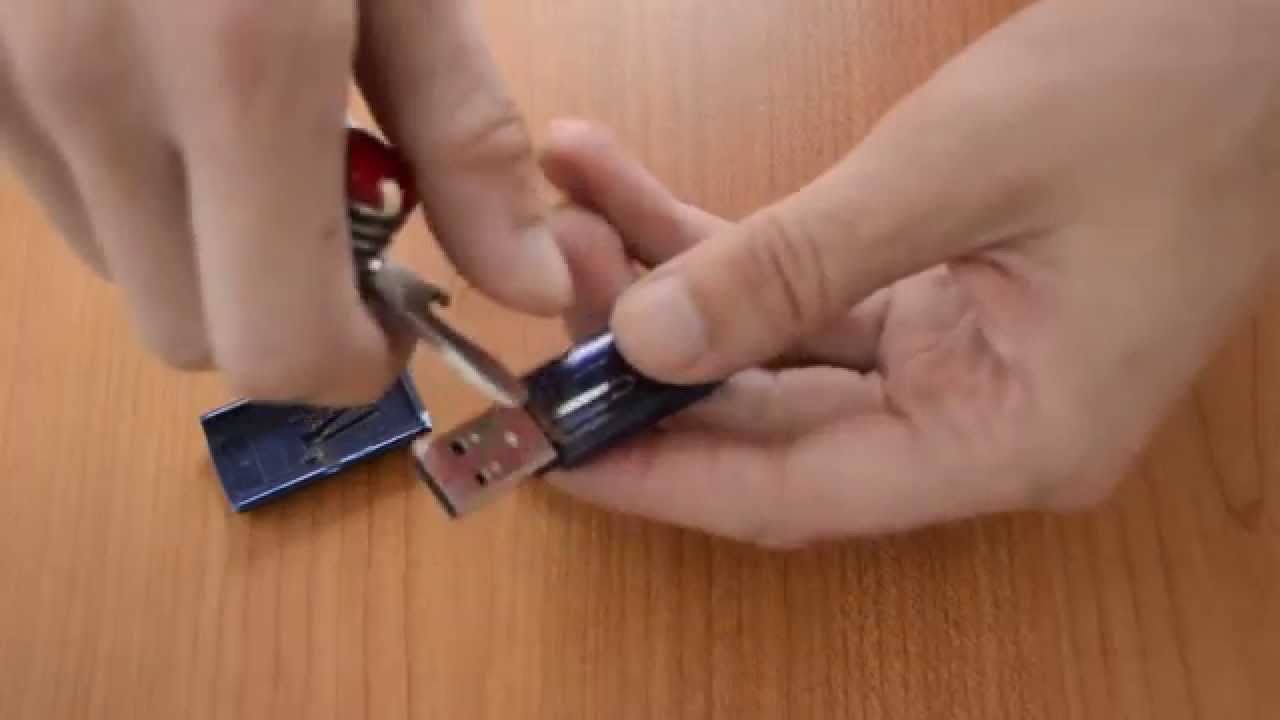 Disassembly pendrive - YouTube