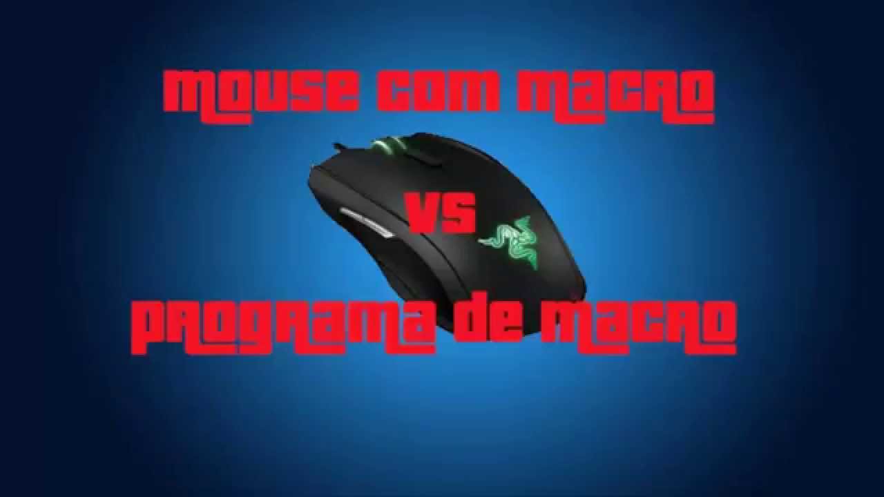 Macro(mouse) VS Macro(hack) - YouTube