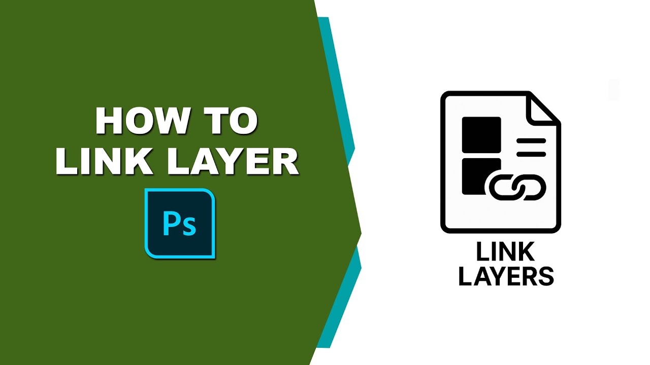 how to link layers in photoshop shortcut - YouTube