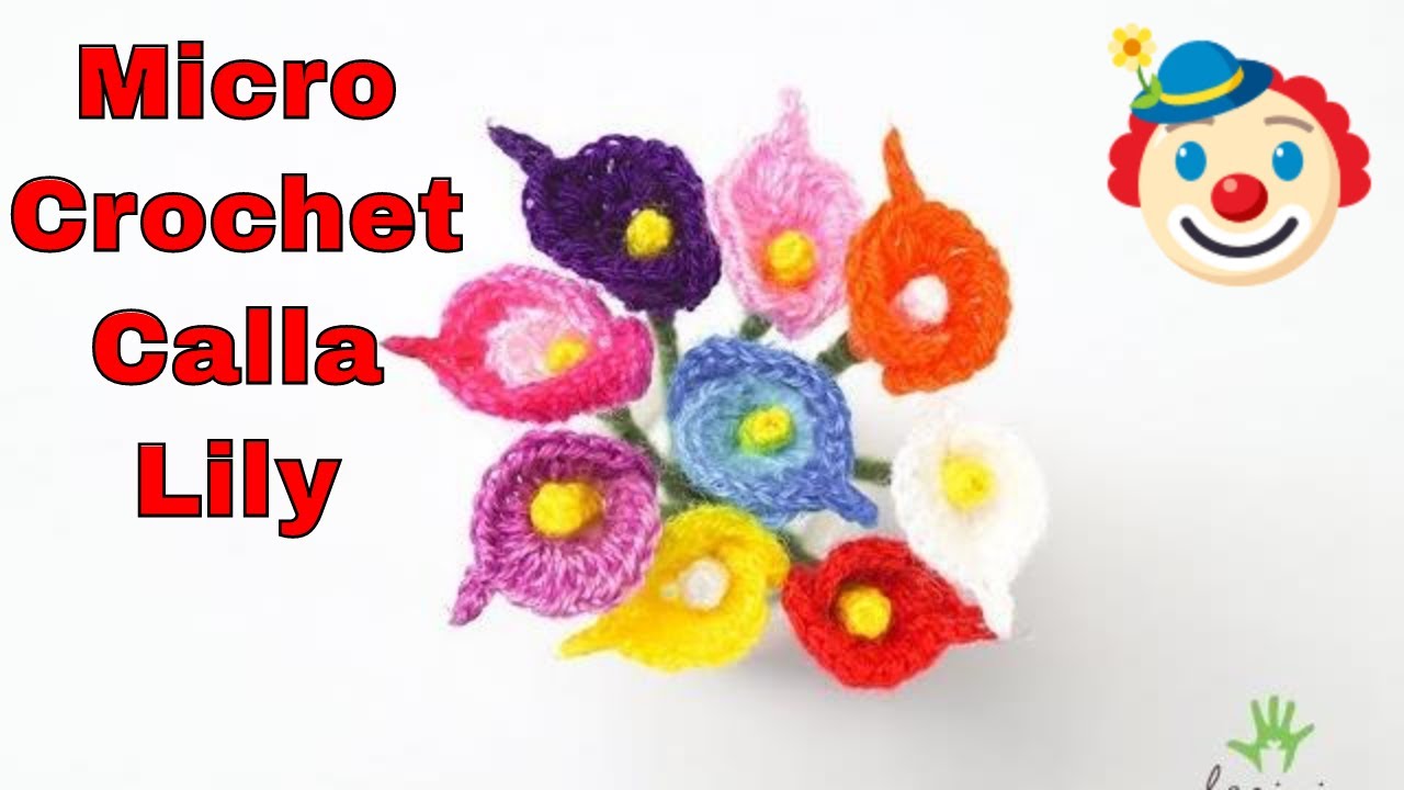 How to Make Crochet Flower Calla Lily Hagimi Amigurumi - YouTube