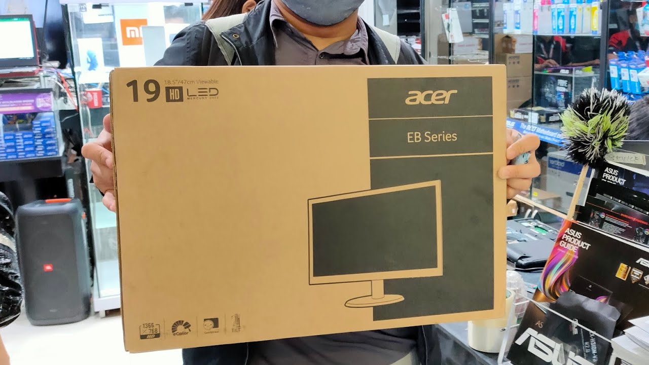 Acer 19" HD LED Monitor EB Series Unboxing - YouTube