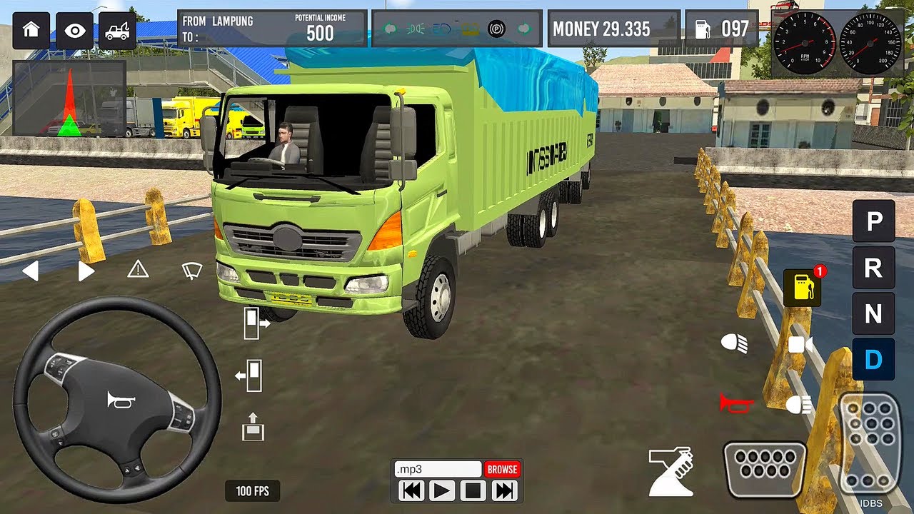 IDBS Indonesia Truck Simulator | Bakauheni to Merak - YouTube