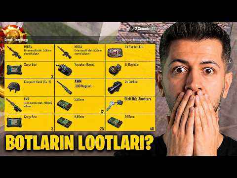 SADECE BOT LOOTUYLA WİN! Pubg mobile
