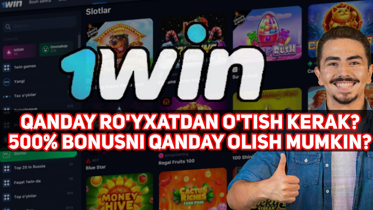 RO'YXATDAN O'TISH PAYTIDA 1WIN PROMOKODI/ RO'YXATDAN O'TISH UCHUN 1WIN BONUS /RO'YXATDAN O'TISH ...