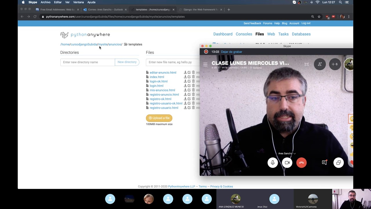 Mayo 11 SESIÓN 3 - DJANGO - Buscador/paginación y subir proyecto a pythonanywhere.com - YouTube