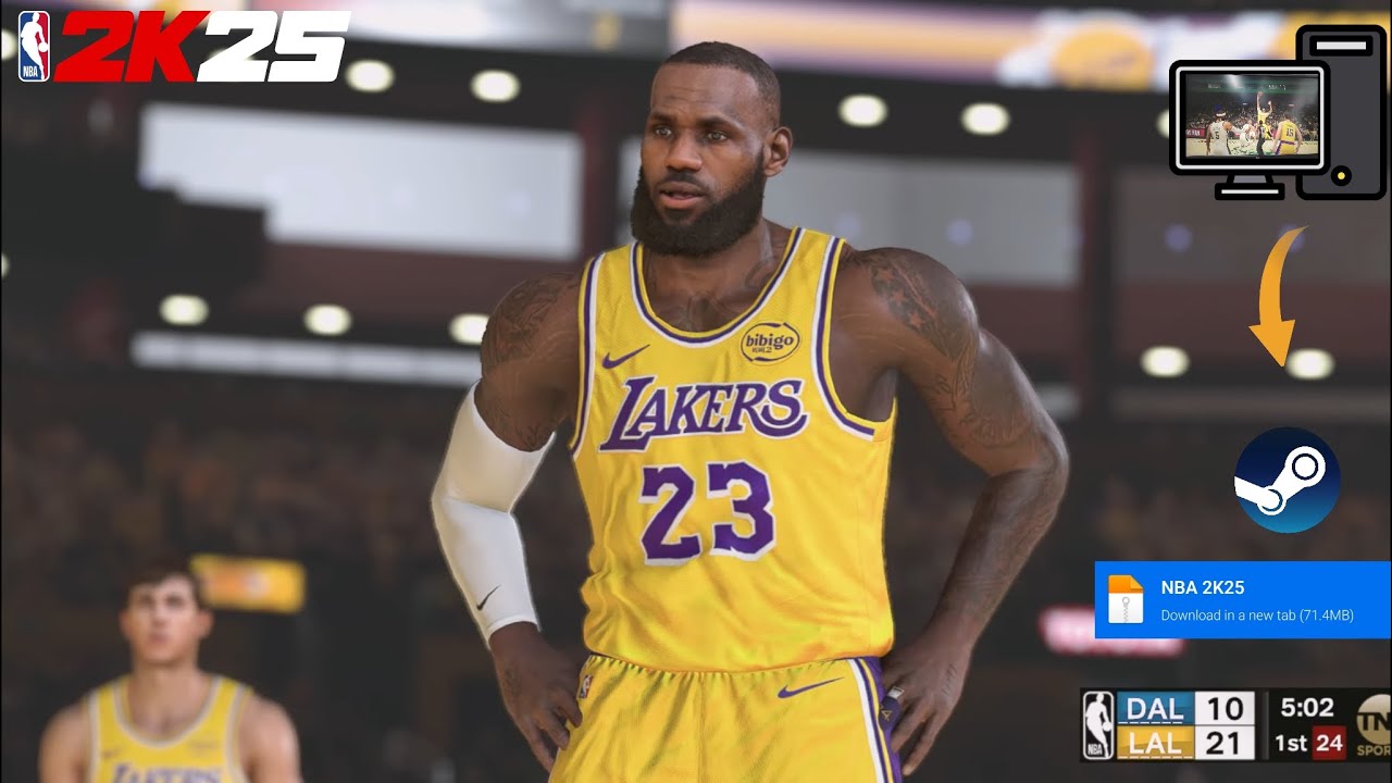 🎮NBA 2K25 PC | HOW TO DOWNLOAD NBA 2K25 ON PC | NBA 2K25 GAMEPLAY PC ...