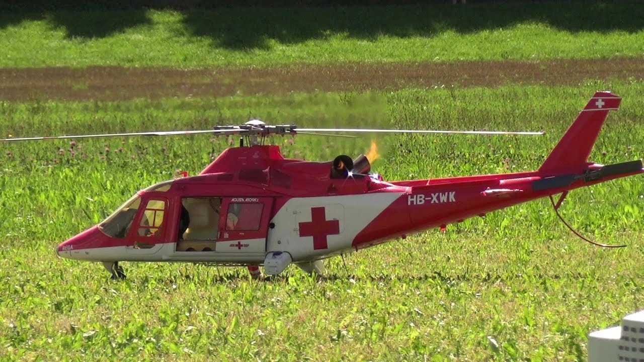AGUSTA REGA RESCUE MISSION RC SCALE TURBINE MODEL HELICOPTER - YouTube