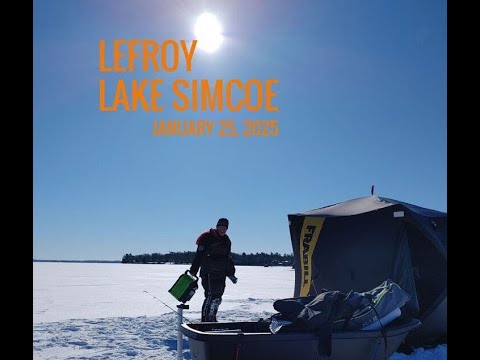 Lake Simcoe Ice Review Jan 25 2025 - YouTube