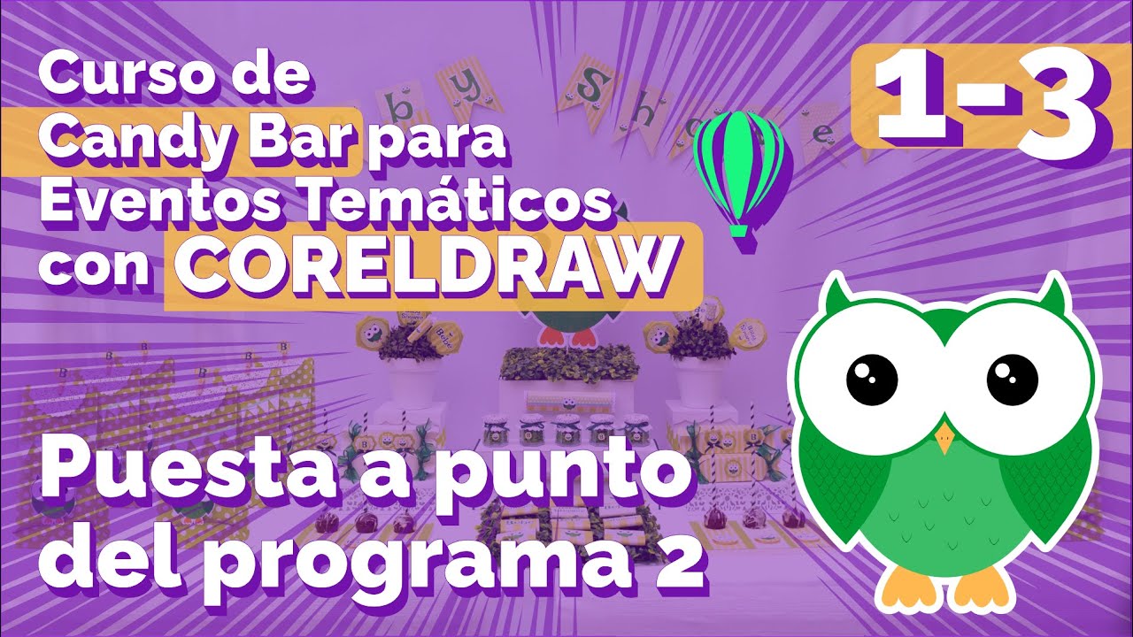 1-3 Curso de Candy Bar con CorelDraw - Puesta a punto del programa 2 ...
