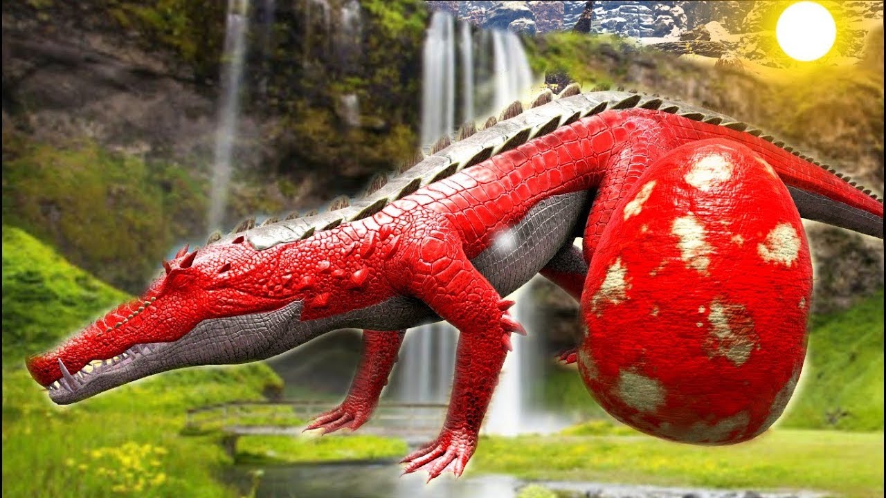 ENCONTREI UM OVINHO CROCODILO JAVALI -ARK SURVIVAL EVOLVED - YouTube