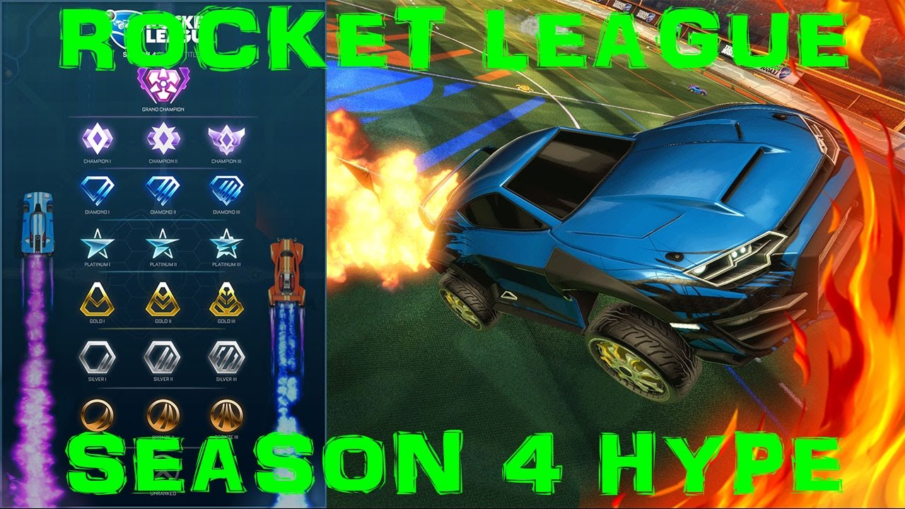 [READ DESCRIPTION BOX] SEASON 4 ROCKET LEAGUE (Rocket League Gameplay ...