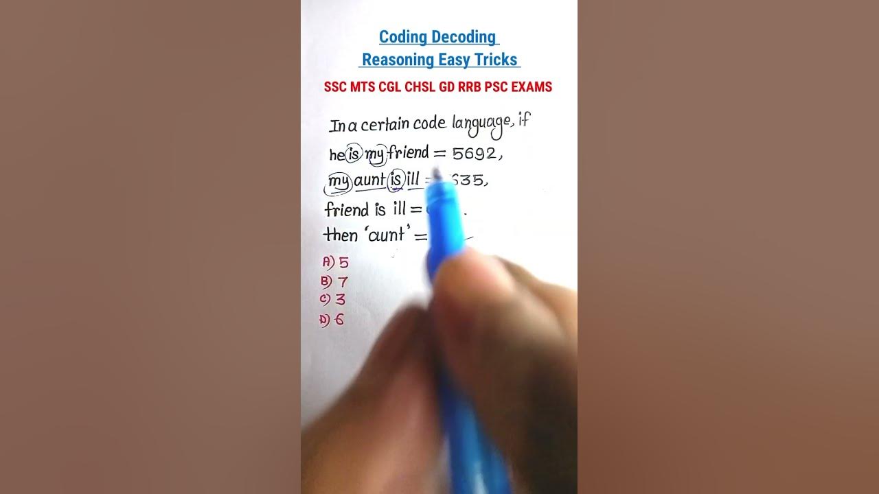 Coding Decoding Coding Decoding Reasoning Tricks Reasoning For Ssc