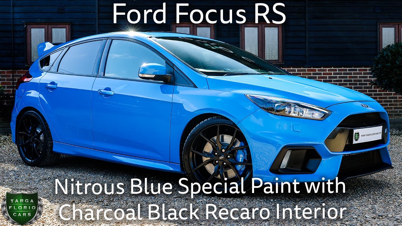 [4K] Ford Focus RS registered May 2016 (16) finished in Nitrous Blue ...
