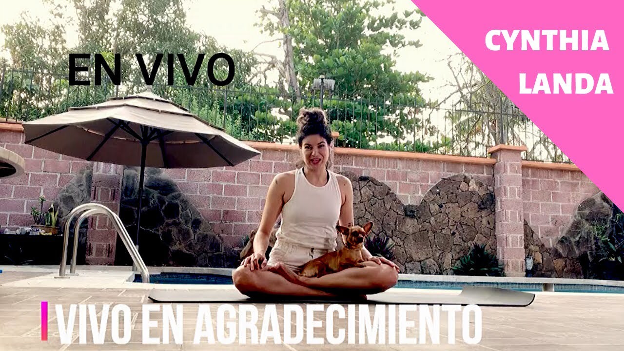 [En Vivo] Meditación - Vivo en agradecimiento | Cynthia Landa - YouTube