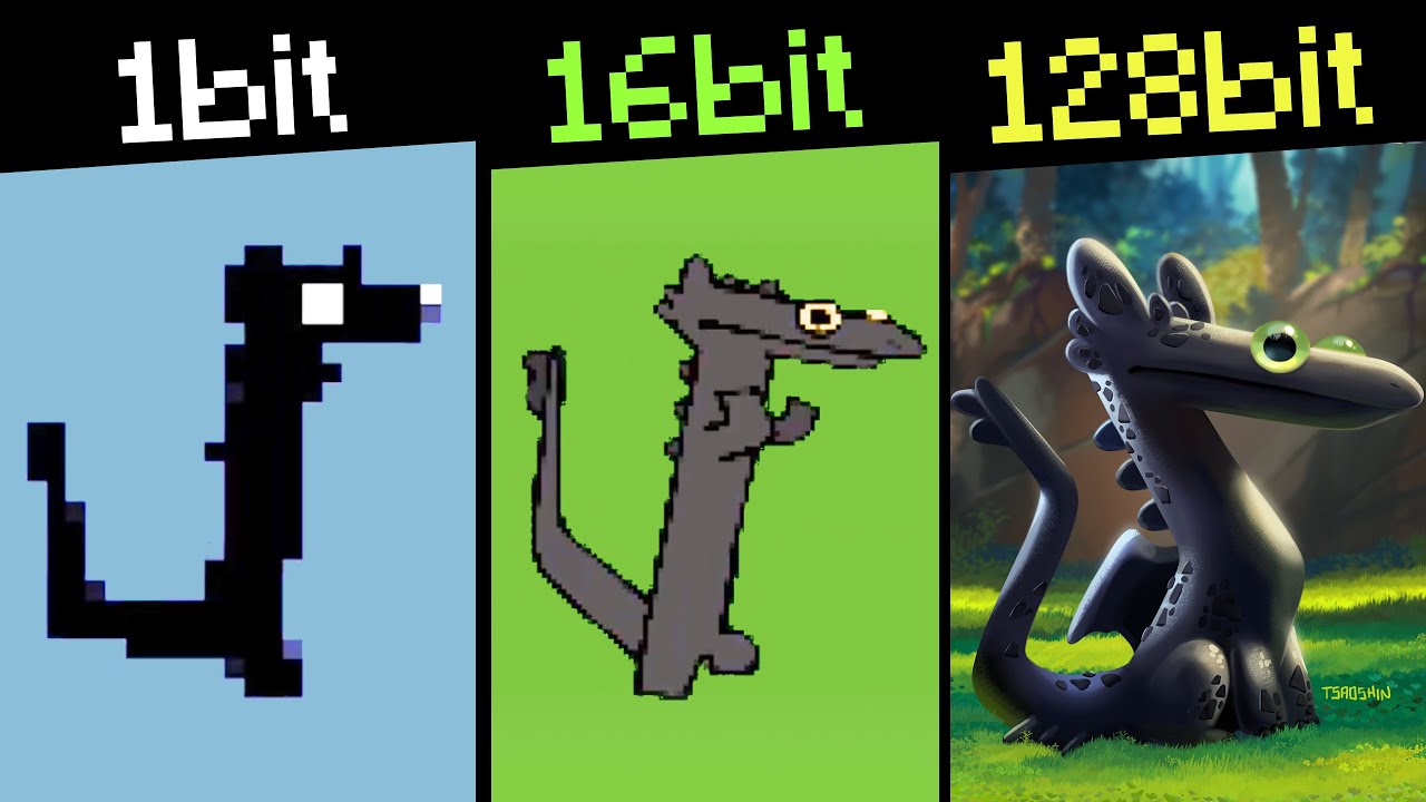 Toothless Dancing but every time more bits - YouTube